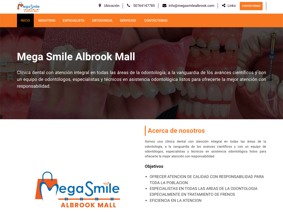 Mega Smile - Páginas web en Panamá, Panamá Oeste ISTIWEB
